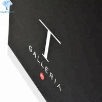 China Large Embossing Printed Paper Carrier Bags With Logo 38×27×10cm for sale