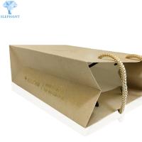 China 3 Layer Personalized Brown Gift Bags With Handles Tea Packaging for sale