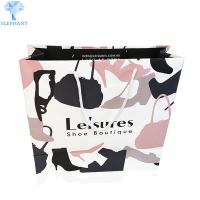 China Eco Friendly CMYK Paper Shopping Bags With Handles Foil Stamping for sale
