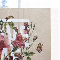 China Matt Varnish Ribbon Handle Gift Bags CCNB Brown Paper Party Bags for sale
