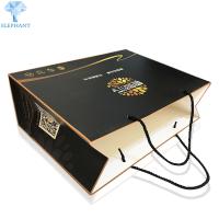 China Fashion Simple C2S Art Paper Sturdy Gift Bags Skincare Paper Takeaway Bags for sale