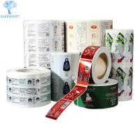 China Wine Gold Foil Embossing Custom Sticky Labels Self Adhesive for sale