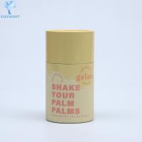 China Recyclable Tea Coffee Kraft Tubes Packaging Brown CMYK Printing for sale