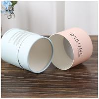 China Gold Foil Cardboard Cylinder Packaging 120gsm Kraft Paper Tea Cylinder Packaging for sale