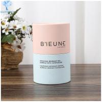 China Compostable Cylindrical Paper Box With Curled Edges Silk Screen Printing for sale