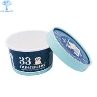 China OEM ODM Offset Printing Paper Ice Cream Containers With Lids for sale