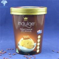China 16Oz Ice Cream Paper Cup Recyclable Frozen Food Packaging for sale