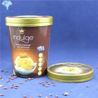 China 16Oz Ice Cream Paper Cup Recyclable Frozen Food Packaging for sale