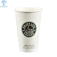 China Single Wall takeaway Disposable Hot Beverage Cups Flexo Printing for sale