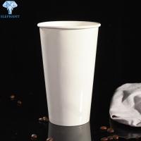 China Biodegradable 14oz 22oz Custom Disposable Coffee Cups CMYK Printing for sale