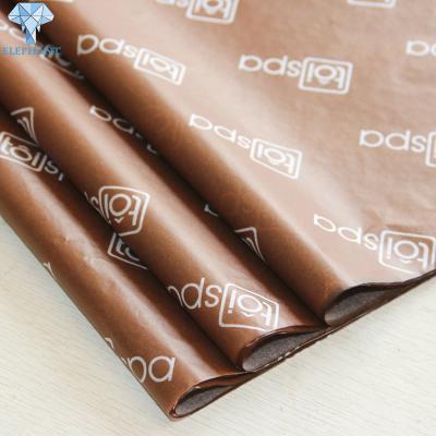 China Thick 23gsm Brown Tissue Paper For Wrapping Clothes Printable for sale