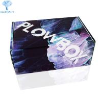 China Custom Printing Eco Die Friendly Cut Flat Pack Corrugated Folding Carton Shipping Boxes Melon for sale