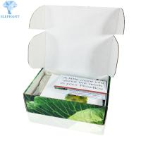 China Custom Printing Eco Die Friendly Cut Flat Pack Corrugated Folding Carton Shipping Boxes Melon for sale