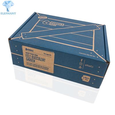 China CMYK Painting Collapsible Reusable Shipping Boxes 26cm×15cm×6cm Corrugated Shoe Boxes for sale