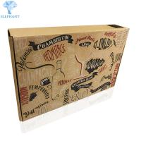 China 21cm×16cm×11cm Corrugated Shipping Boxes 6 Bottle Wine Shipping for sale