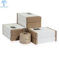 China C1S Art Paper Corrugated Shipping Boxes UV Varnish Cardboard Flat Pack Boxes for sale