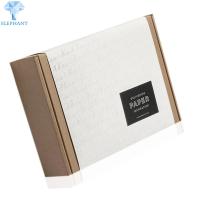 China C1S Art Paper Corrugated Shipping Boxes UV Varnish Cardboard Flat Pack Boxes for sale