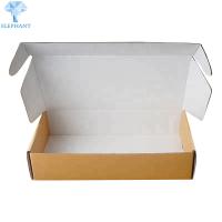 China Matt Laminated Corrugated Shipping Boxes 41cm*22cm*6cm Kraft Corrugated Mailers for sale