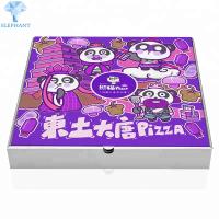 China Personalised Takeaway 8 Inch 10 Inch Pizza Boxes Foil Hot Stamping for sale