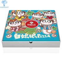 China Personalised Takeaway 8 Inch 10 Inch Pizza Boxes Foil Hot Stamping for sale