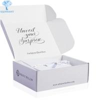 China 250gsm CCNB White Corrugated Shipping Boxes 4C Printing Cardboard Mailer Boxes for sale