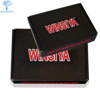 China CMYK Printing Corrugated Shoe Boxes 33cm×24cm×13cm Kraft Corrugated Mailers for sale