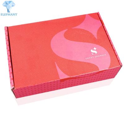 China Embossed Skin Care Kraft Corrugated Mailers Offset Printing Lightweight for sale