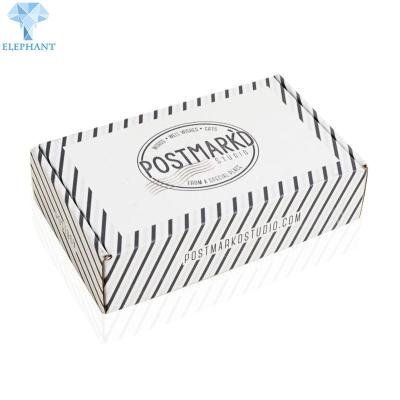 China Portable Glossy Lamination Corrugated Shipping Boxes 41cm×16cm×8cm for sale