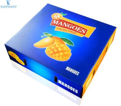 China Better Price Quality Good Custom Printing Corrugated Fruit Mango Packing Shipping Boxes for sale