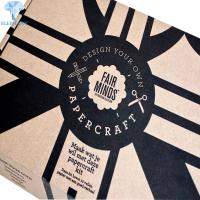 China Customized Black Printed Logo Garment Cardboard Kraft PaPer Packing Corrugated Shipping Boxes for sale