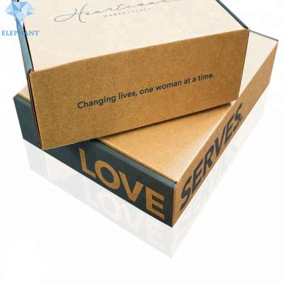 China Custom Printing Best Diecut Price Flat Packing Corrugated 3 Layer Carton Shipping Boxes for sale