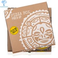 China Motorcycle Custom Printing Cheap Logo UniqUe Take AwAy Personalized Pizza Corrugated Shipping Boxes for sale