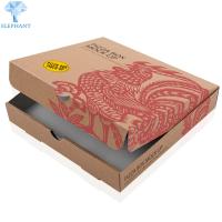China Motorcycle Custom Printing Cheap Logo UniqUe Take AwAy Personalized Pizza Corrugated Shipping Boxes for sale