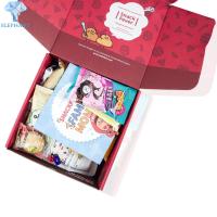 China Custom Printing Fancy Colorful Design Flat Pack AttrActive Foldable Die Cut Snack PaPer Corrugated Shipping Boxes for sale