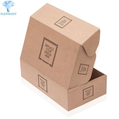 China Hot Selling Price Recyclable Low Custom Brand Logo Printed Folding Kraft Shoe Corrugated Shipping Boxes for sale