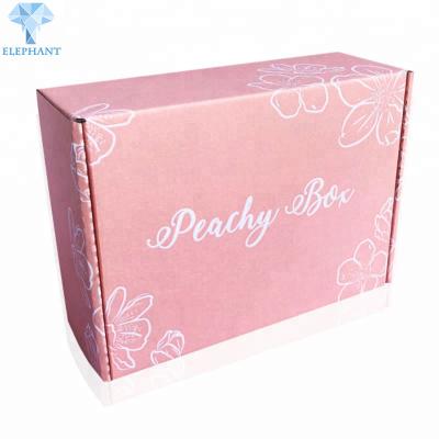 China 38cm×24cm×15cm Corrugated Mailer Boxes Glossy Lamination Cosmetic Packaging for sale
