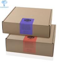 China Square Die Cut 3 Ply Corrugated Box 2mm 3mm Custom Kraft Mailer Boxes for sale