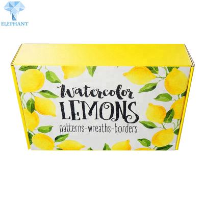 China C2S Art Paper Corrugated Mailer Boxes Eco Friendly Fruit Packaging for sale