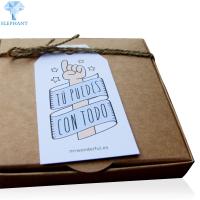 China Hot Stamping Flat Pack Shipping Boxes 25cm×28cm×11cm Folding Corrugated Boxes for sale