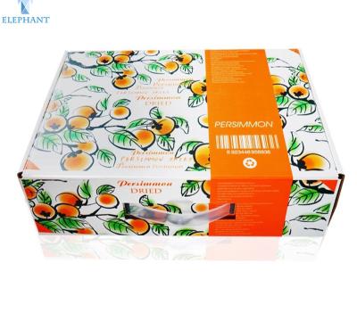 China Cheap Customized Printing Design Beautiful Strong Diecut Large Fruit Packing Corrugated Mailer Boxes for sale