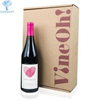 China Custom Printing Logo Sale Hot Retail HigH Quality Flat Pack Wine Corrugated Mailer Boxes Packing for sale