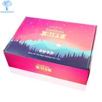 China Custom ElEgant Handmade Flac Diecut Pack Colorful Printed Corrugated Clothes Packing Mailer Boxes for sale