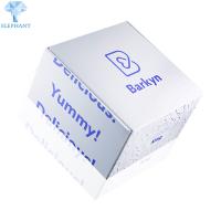 China Custom Printing HigH Flat End Pack Die Cut Folding 3-ply Corrugated White Flower Mailer Boxes for sale