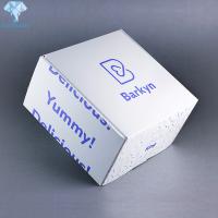 China Custom Printing HigH Flat End Pack Die Cut Folding 3-ply Corrugated White Flower Mailer Boxes for sale