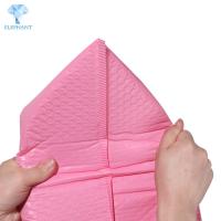 China 6*9inch Pink Bubble Wrap Envelopes Biodegradable Courier Bags for sale