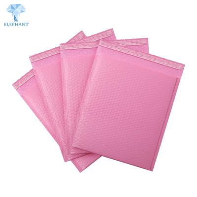 China 6*9inch Pink Bubble Wrap Envelopes Biodegradable Courier Bags for sale