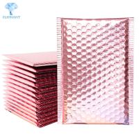 China Personalized Pearlescent Film Poly Bubble Mailers Offset Printing for sale