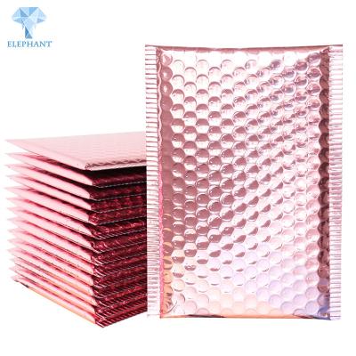China Personalized Pearlescent Film Poly Bubble Mailers Offset Printing for sale
