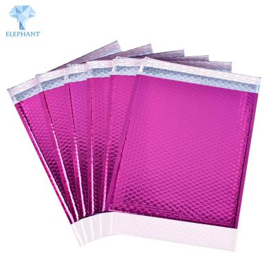 China 200 Micron Holographic Poly Bubble Mailers Glossy Lamination for sale