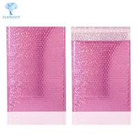 China Custom Printed Bubble Envelope Mailing Bags Poly Holographic Bubble Mailers for sale